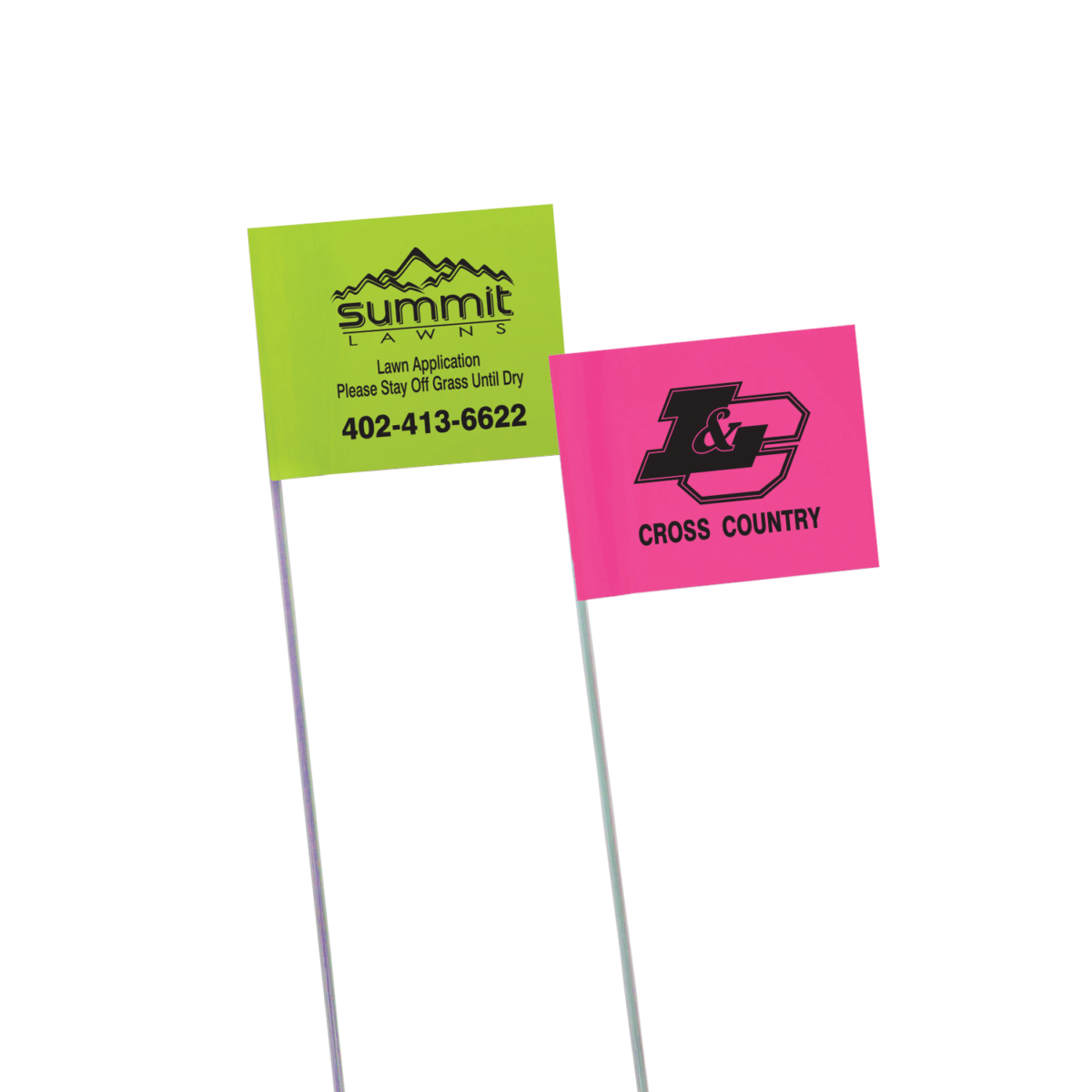 Custom Marking Flags 2.5" X 3.5" | Blackburn Manufacturing Co.